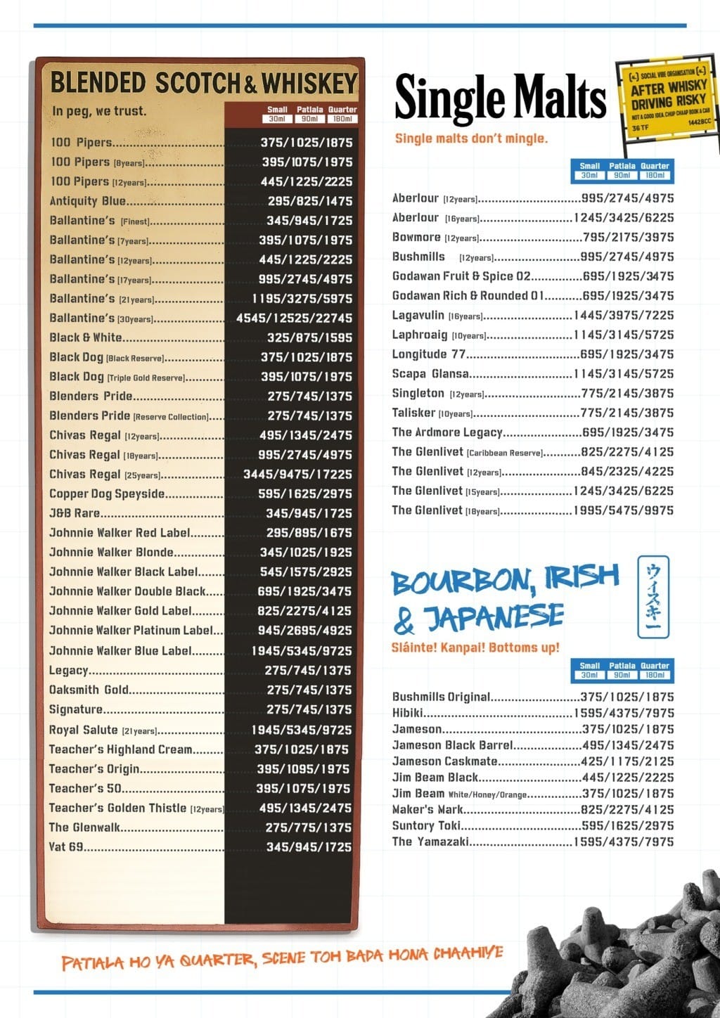 Menu of FC Road Social , FC Road, Pune