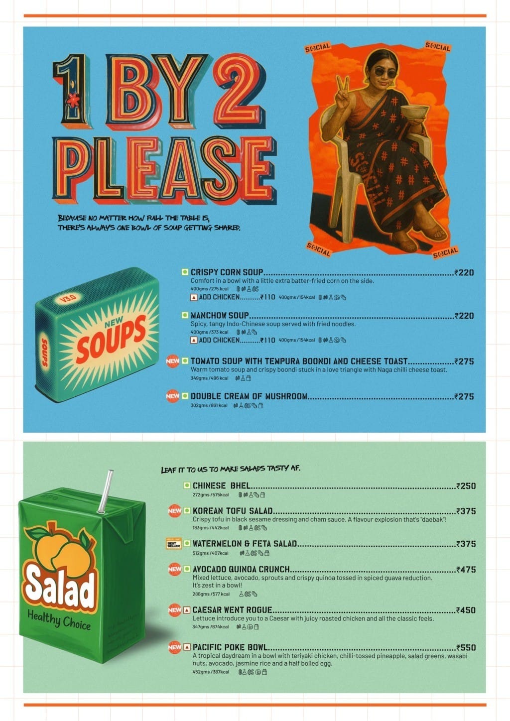 Menu of FC Road Social , FC Road, Pune