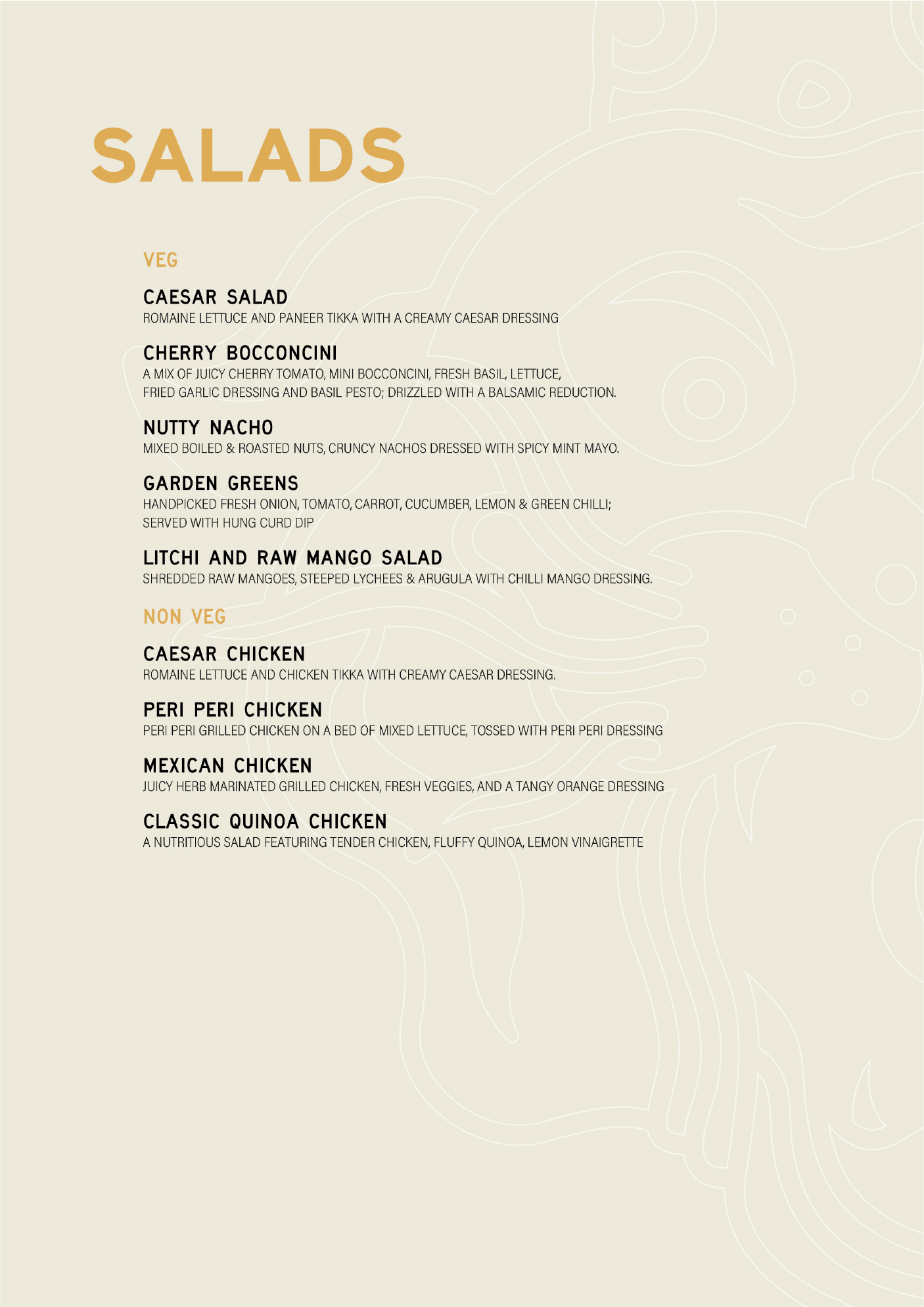 Menu of Ironhill, Marathahalli, East Bengaluru