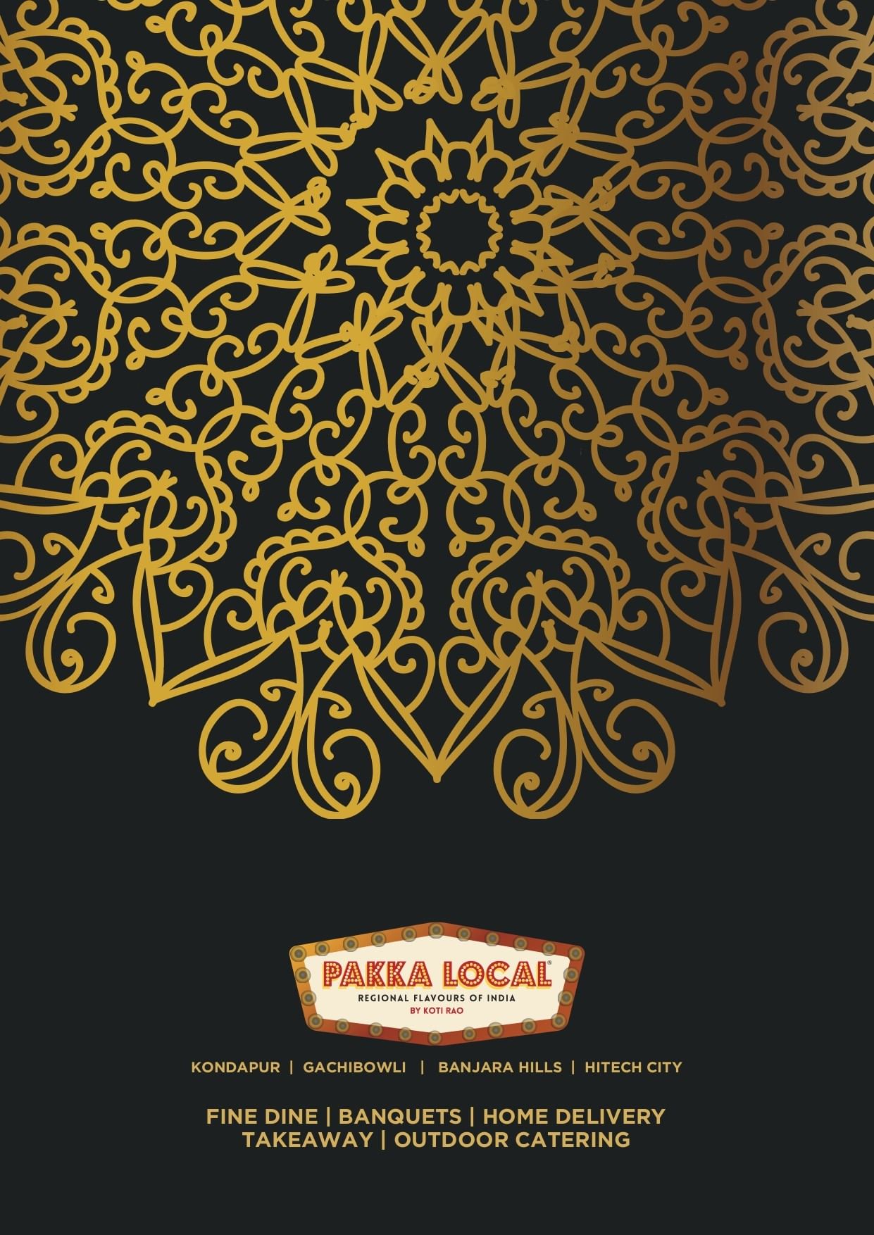 Menu of Pakka Local, Gachibowli, Hyderabad