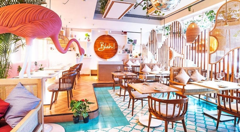 Menu of Blah!, Bandra Kurla Complex (BKC), Western Suburbs