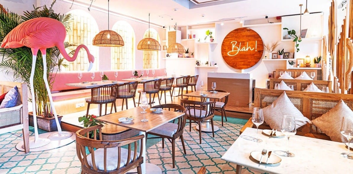 Menu of Blah!, Bandra Kurla Complex (BKC), Western Suburbs