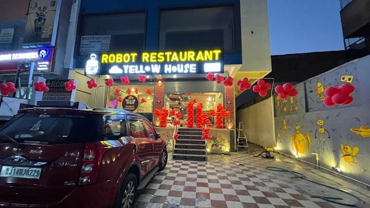 Menu of The Yellow House -The Robot Restaurant, Shyam Nagar, Jaipur
