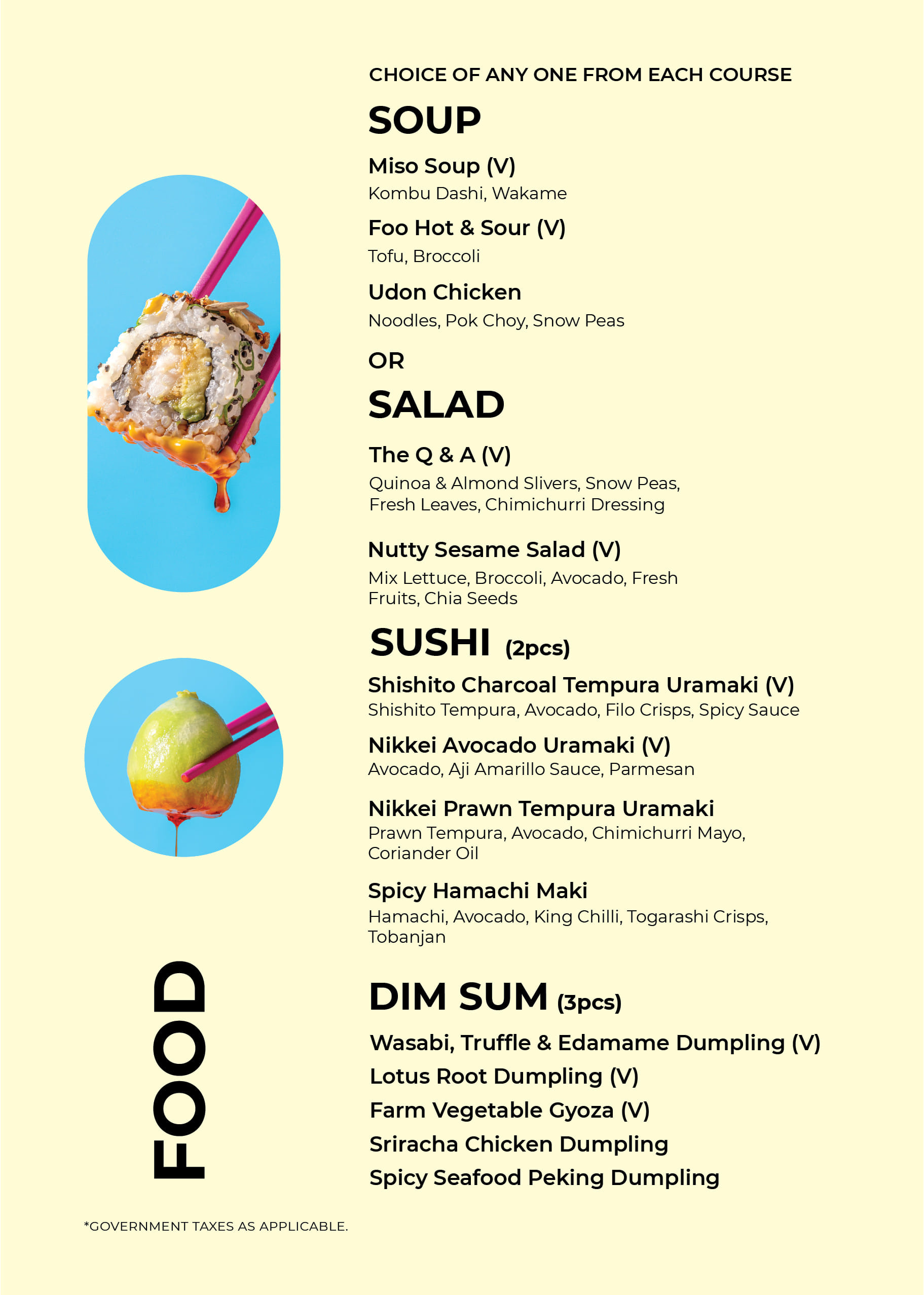 Menu of Foo Nesco, Goregaon East, Western Suburbs