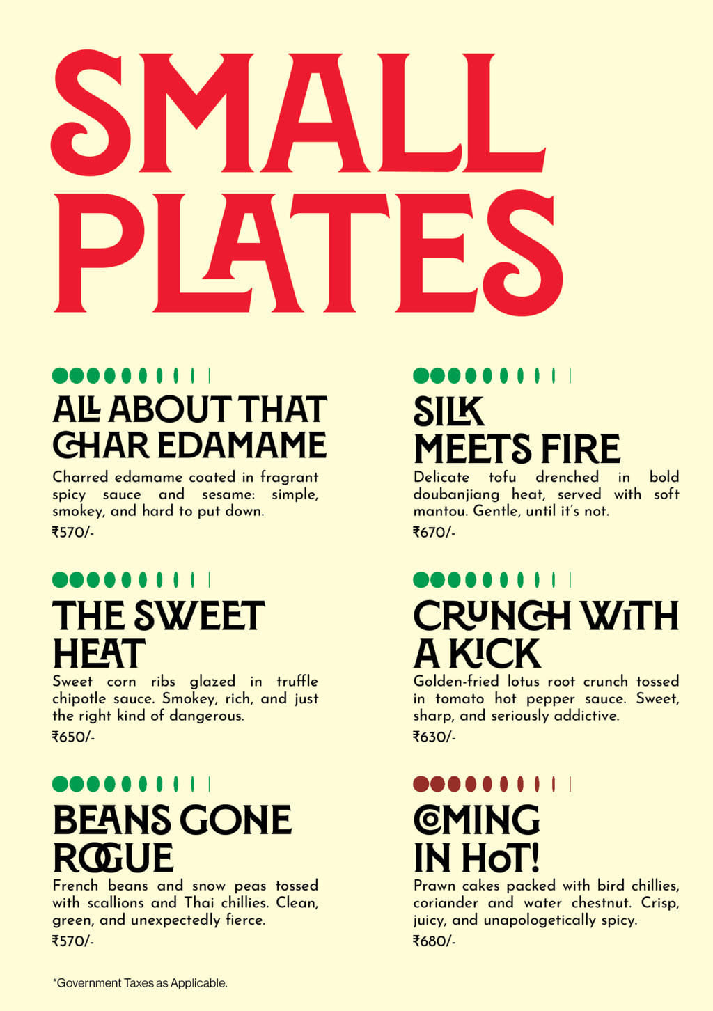 Menu of Foo Nesco, Goregaon East, Western Suburbs