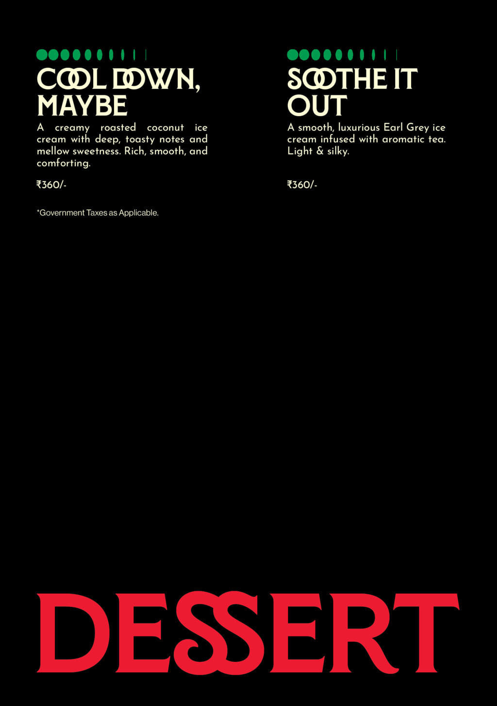 Menu of Foo Nesco, Goregaon East, Western Suburbs