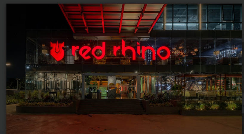 Menu of Red Rhino Craft Brewery and Inspired Kitchen, Hitech City ...