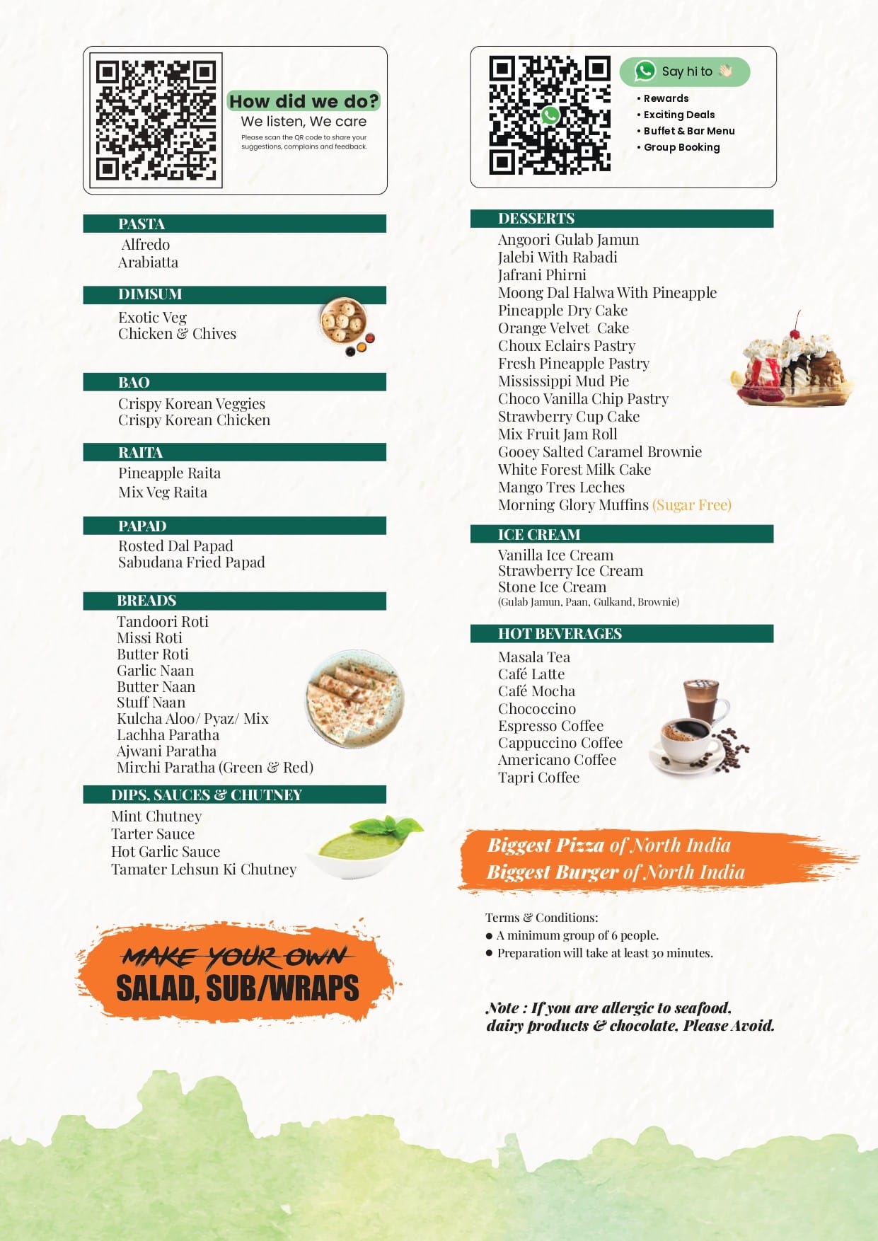 Menu of The Barbeque Times, Sector 51, Gurgaon