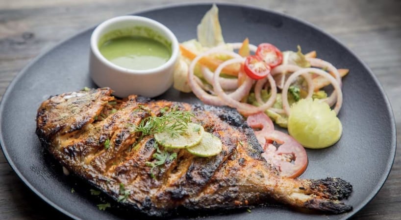 Menu of Sinq, Morjim, North Goa