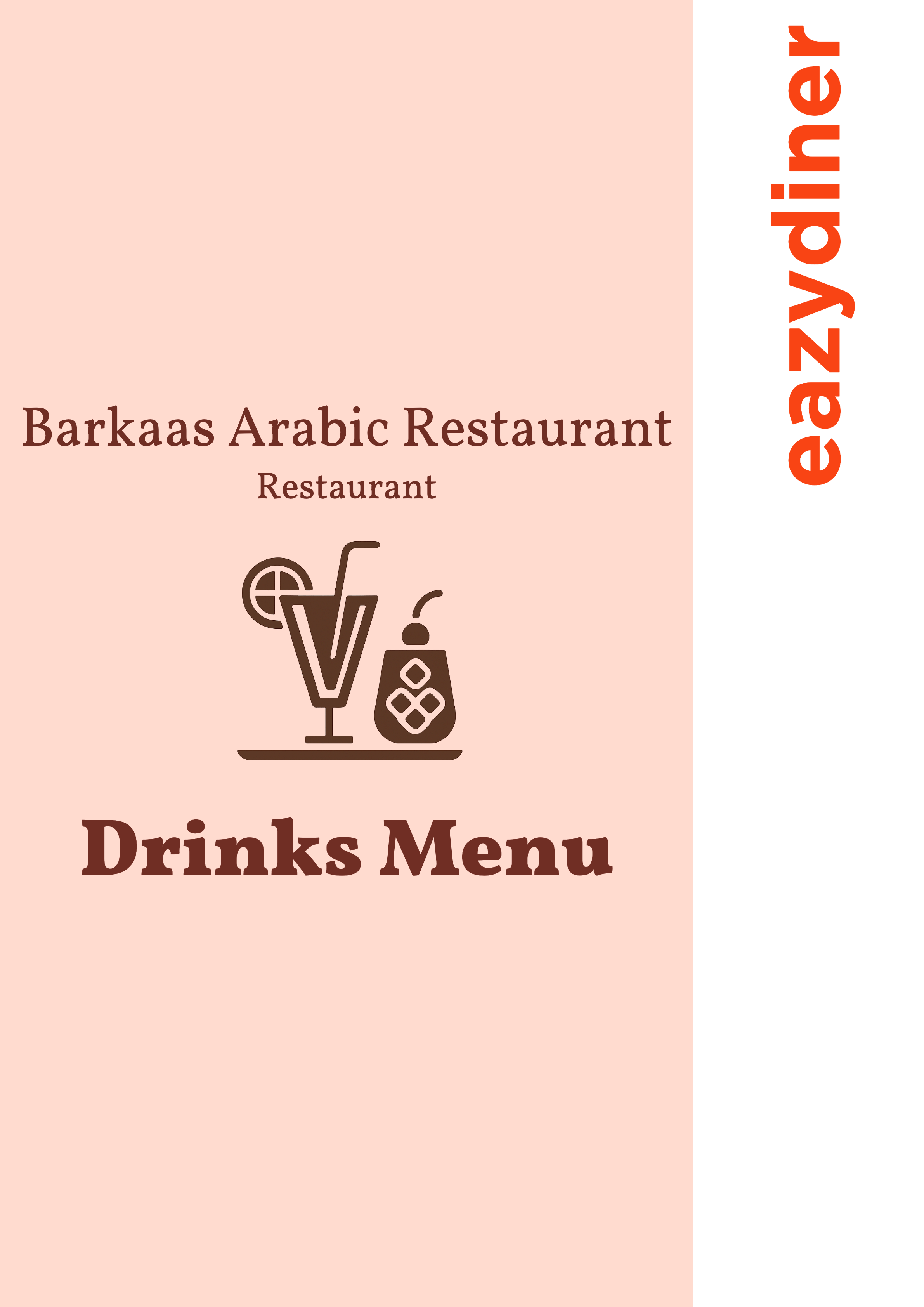 Menu of Barkaas Arabic Restaurant, Whitefield, East Bengaluru