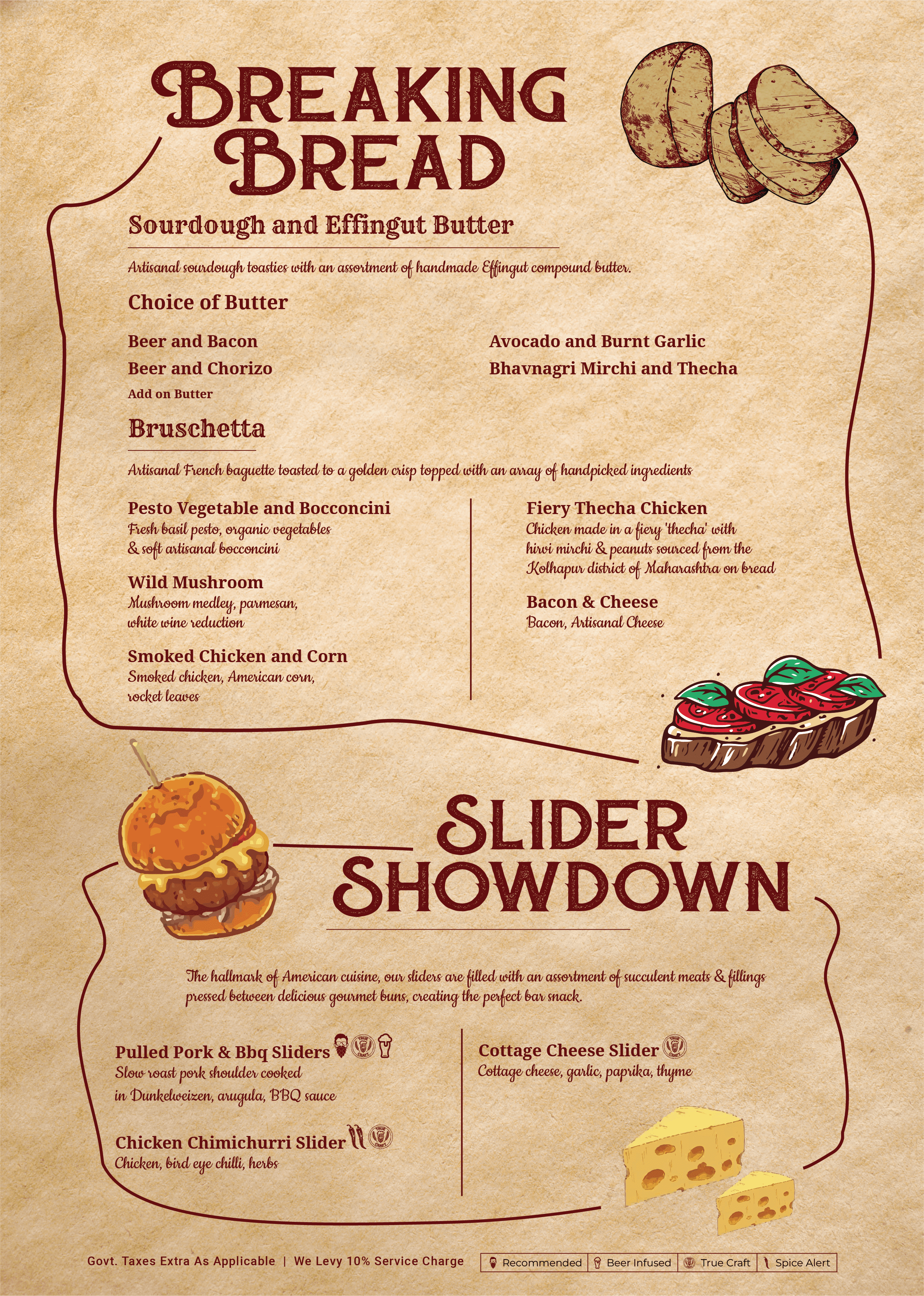 Menu of Effingut, MGF Metropolitan Mall, Saket