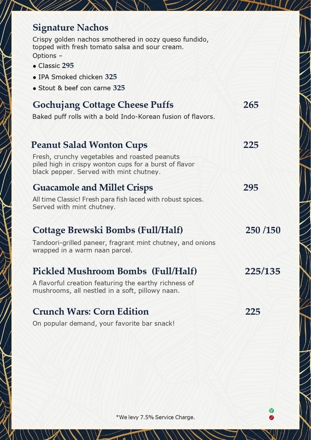 Menu of Byg Brewski Brewing company - Yeshwanthpur, Tumkur Main Rd ...