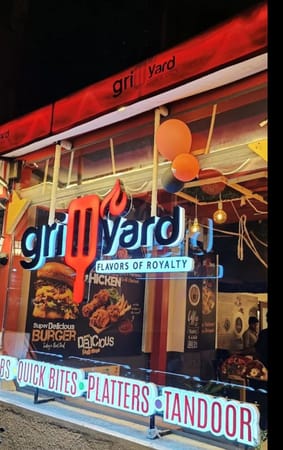 Menu of Grill Yard, Kammanahalli, East Bengaluru