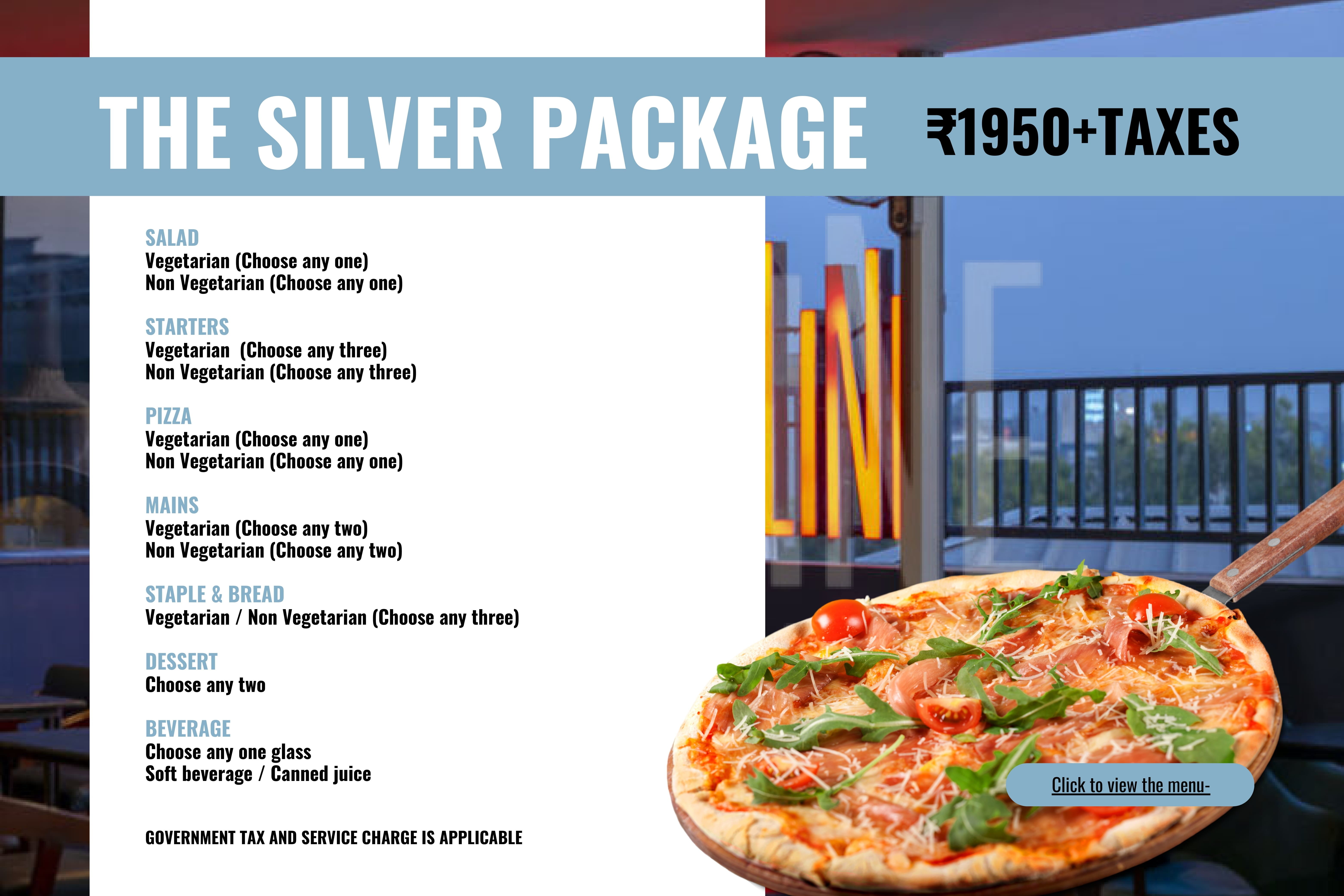 Menu of SkyLine Rooftop Bar & Kitchen, Marathahalli, East Bengaluru