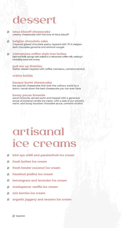 Menu of Roxie, Sarjapur Road, South Bengaluru