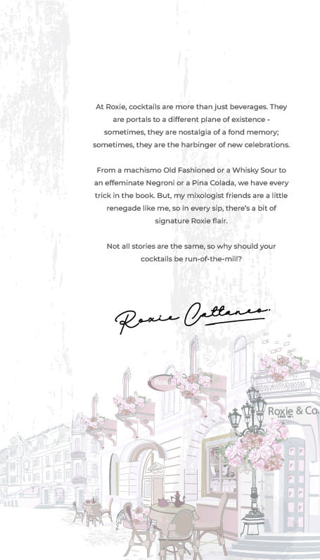 Menu of Roxie, Sarjapur Road, South Bengaluru