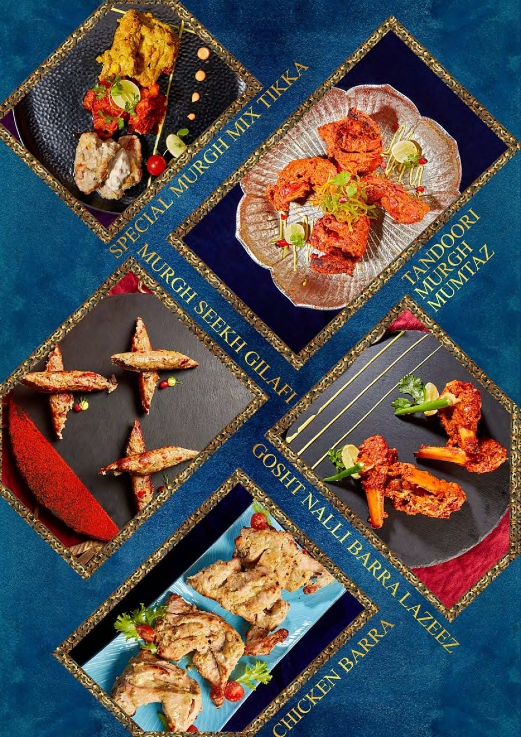 Menu of Persian Darbar, Camp Area, Pune