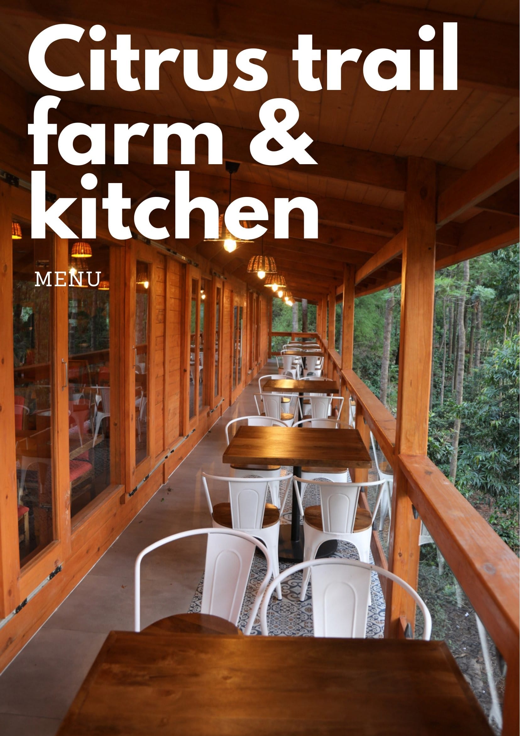 Menu of Citrus Trail Farm & Kitchen, Bannerghatta Road, South Bengaluru