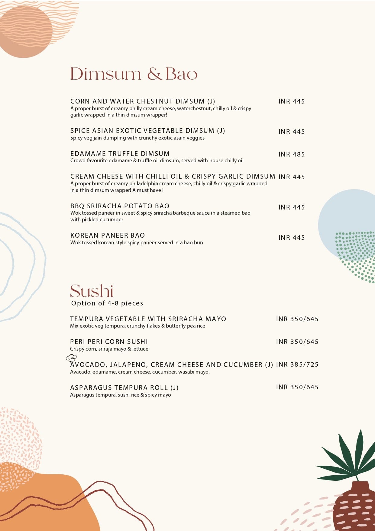 Menu of Bustle, Borivali West, Western Suburbs