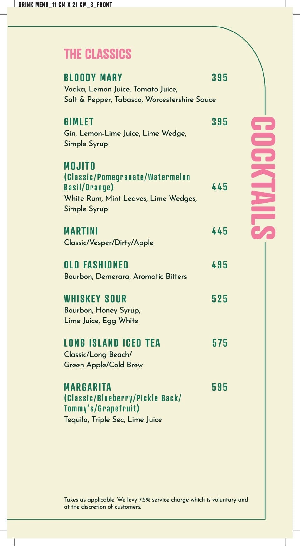 Menu of Garden City Beer Collective - GCBC, Yelahanka, North Bengaluru