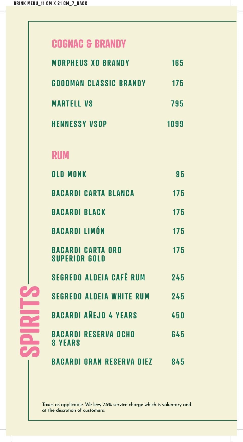 Menu of Garden City Beer Collective - GCBC, Yelahanka, North Bengaluru