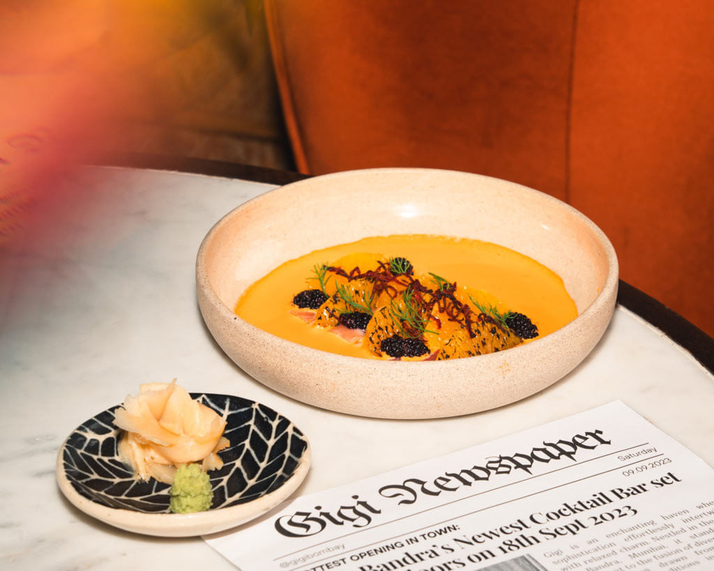 Menu of Gigi, Bandra West, Western Suburbs