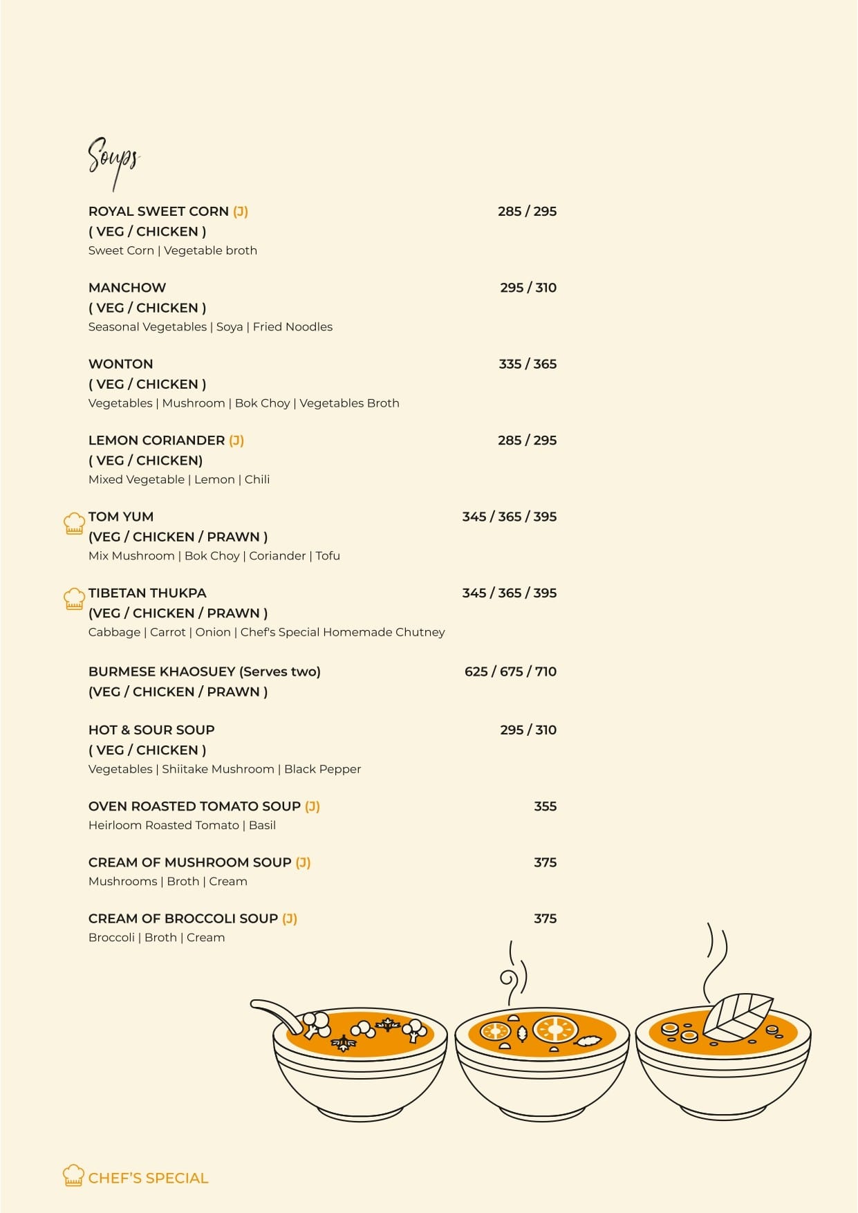 Menu of Picaso The Master Chef, Old Padra Road, Vadodara