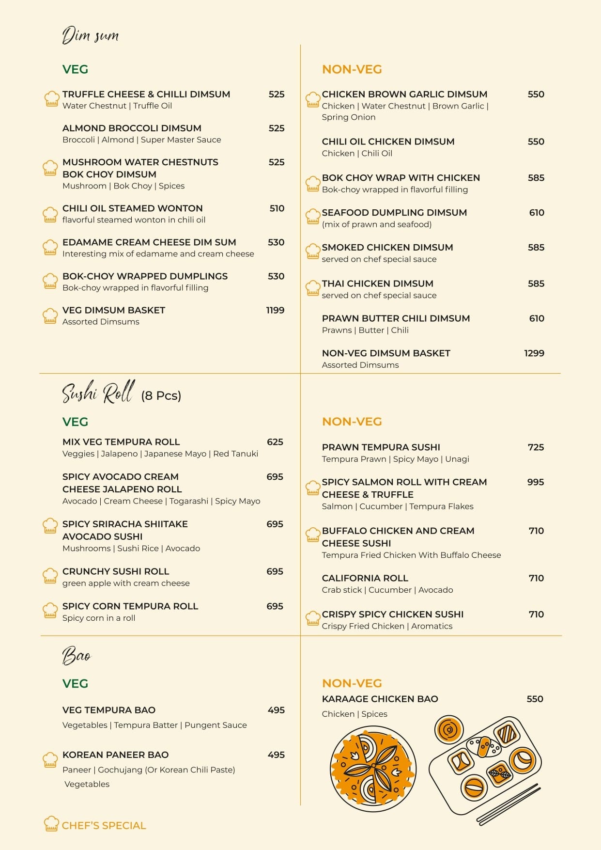 Menu of Picaso The Master Chef, Old Padra Road, Vadodara