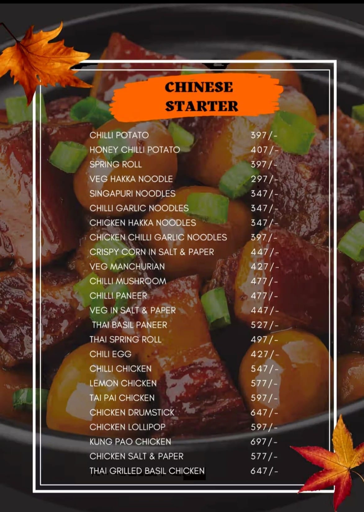 Menu of Club Ebowla BYOB, Sector 30, Gurgaon