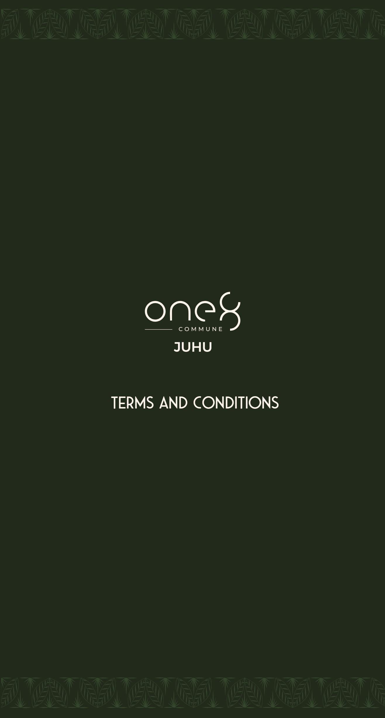 Menu of one8 Commune, Juhu, Western Suburbs
