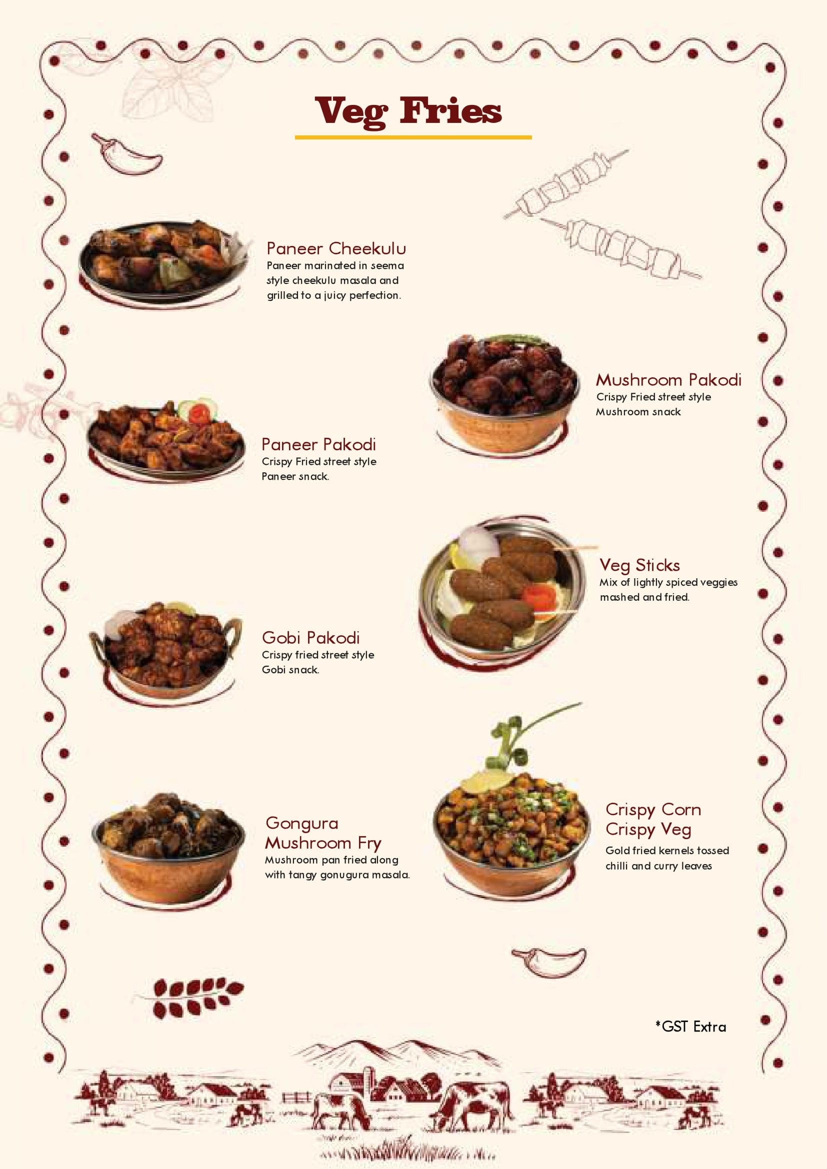 Menu of Kritunga Restaurant, Whitefield, East Bengaluru