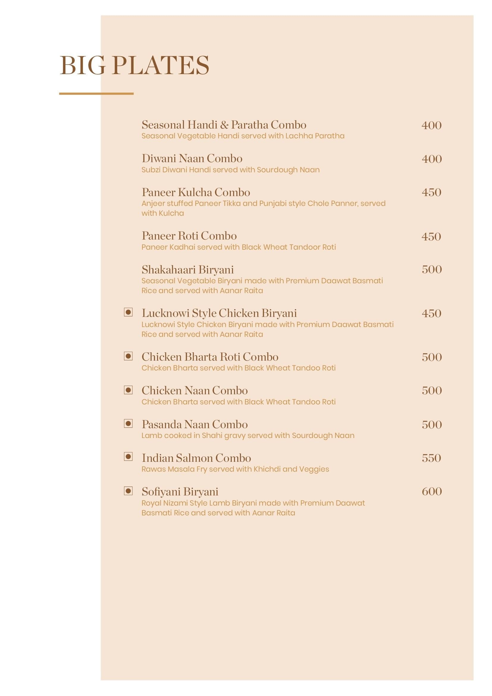 Menu of Cray Craft, Andheri East, Western Suburbs