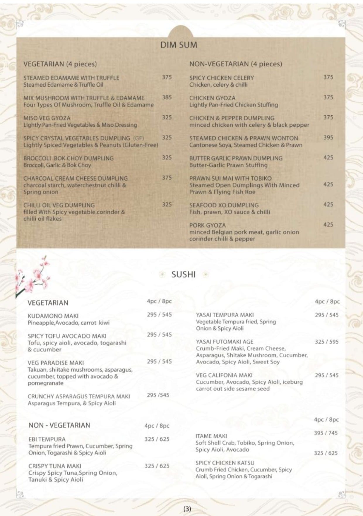 Menu of Yuki Cocktail Bar & Kitchen, 100 Feet Road, East Bengaluru