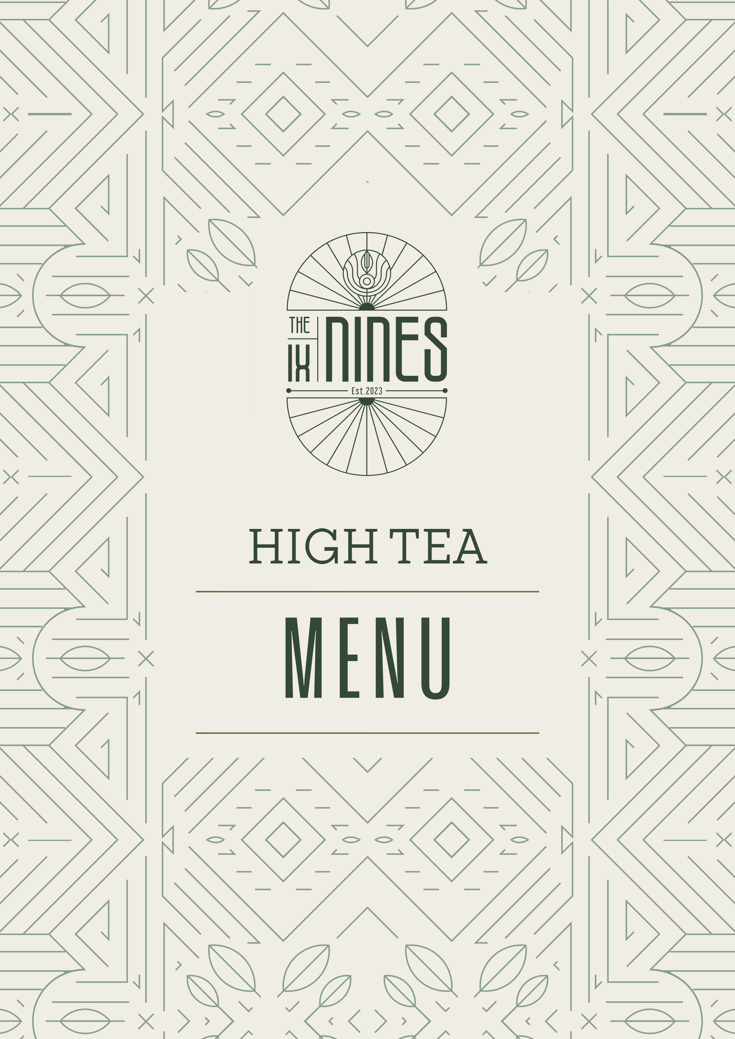Menu of The Nines, Juhu, Western Suburbs