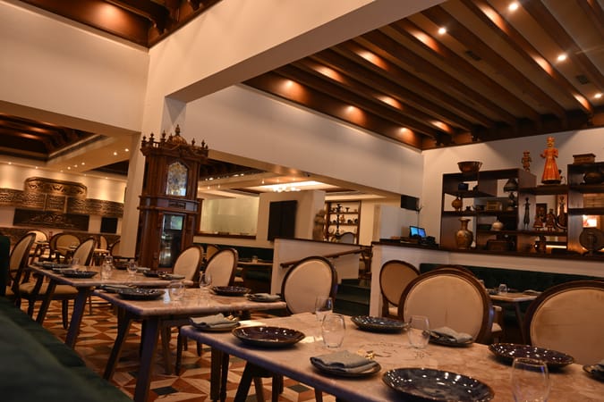 Menu of Restaurant Chef Pillai, Le Meridien, Kochi