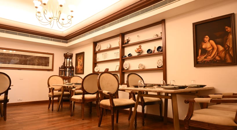 Menu of Restaurant Chef Pillai, Le Meridien, Kochi