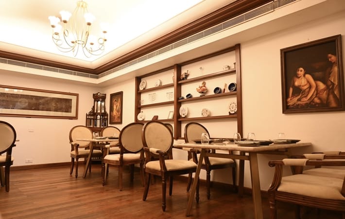 Menu of Restaurant Chef Pillai, Le Meridien, Kochi