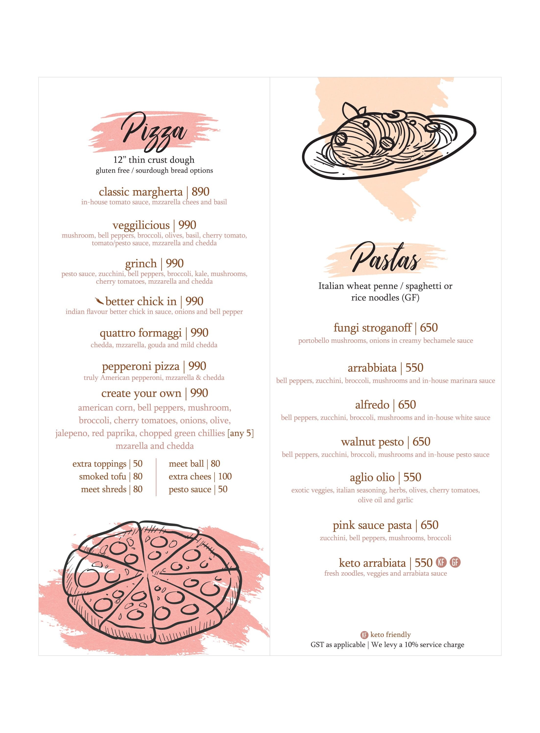 Menu of Earth Cafe @ BKC, Bandra Kurla Complex (BKC), Western Suburbs