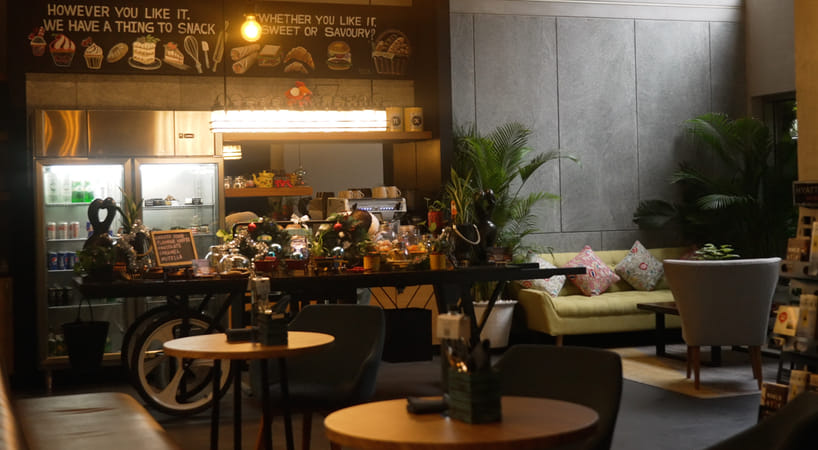 Menu of The Corner, Hyatt Centric MG Road Bengaluru