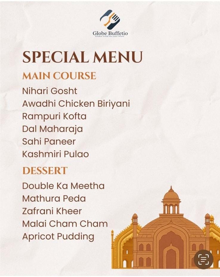 Menu of Globe Buffetio , Nanakramguda, Hyderabad