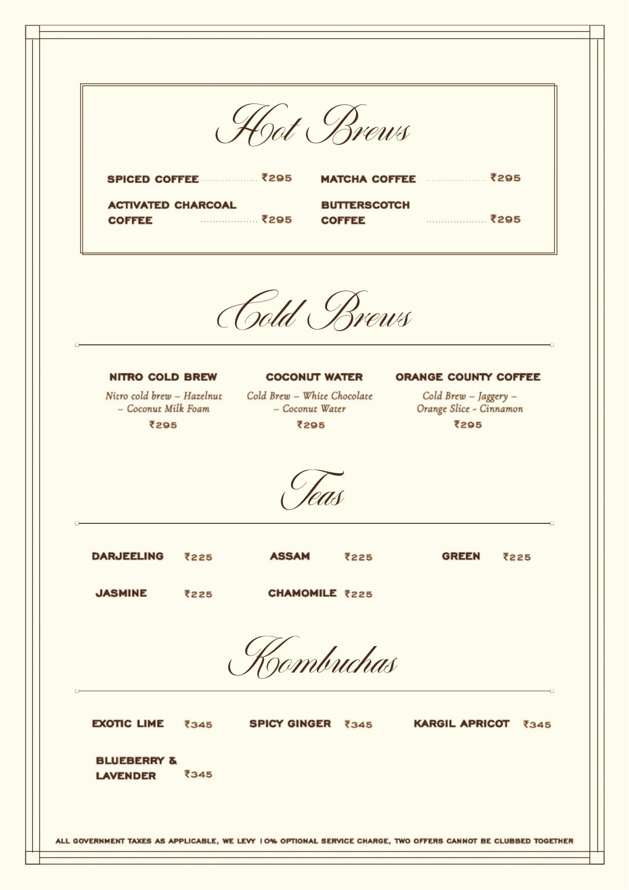 Menu of Bizou-Bizou, Worldmark 2