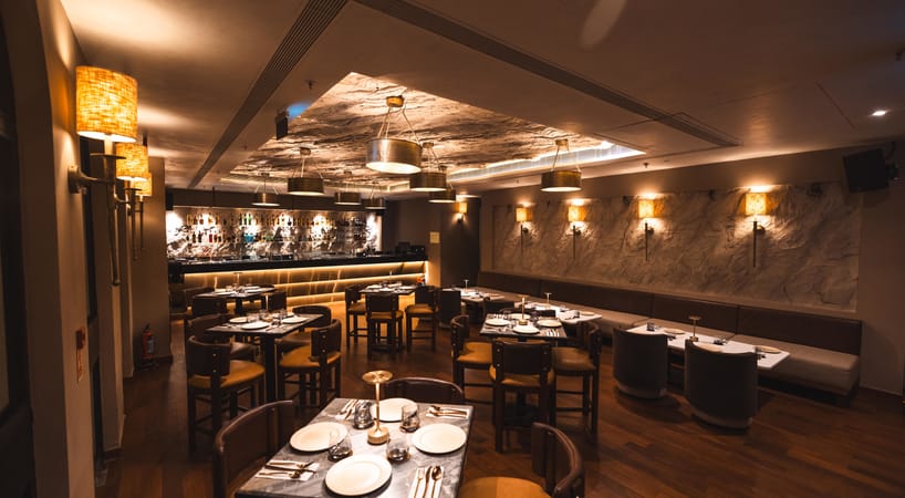 Menu of Diablo, Cyber Hub, Gurgaon