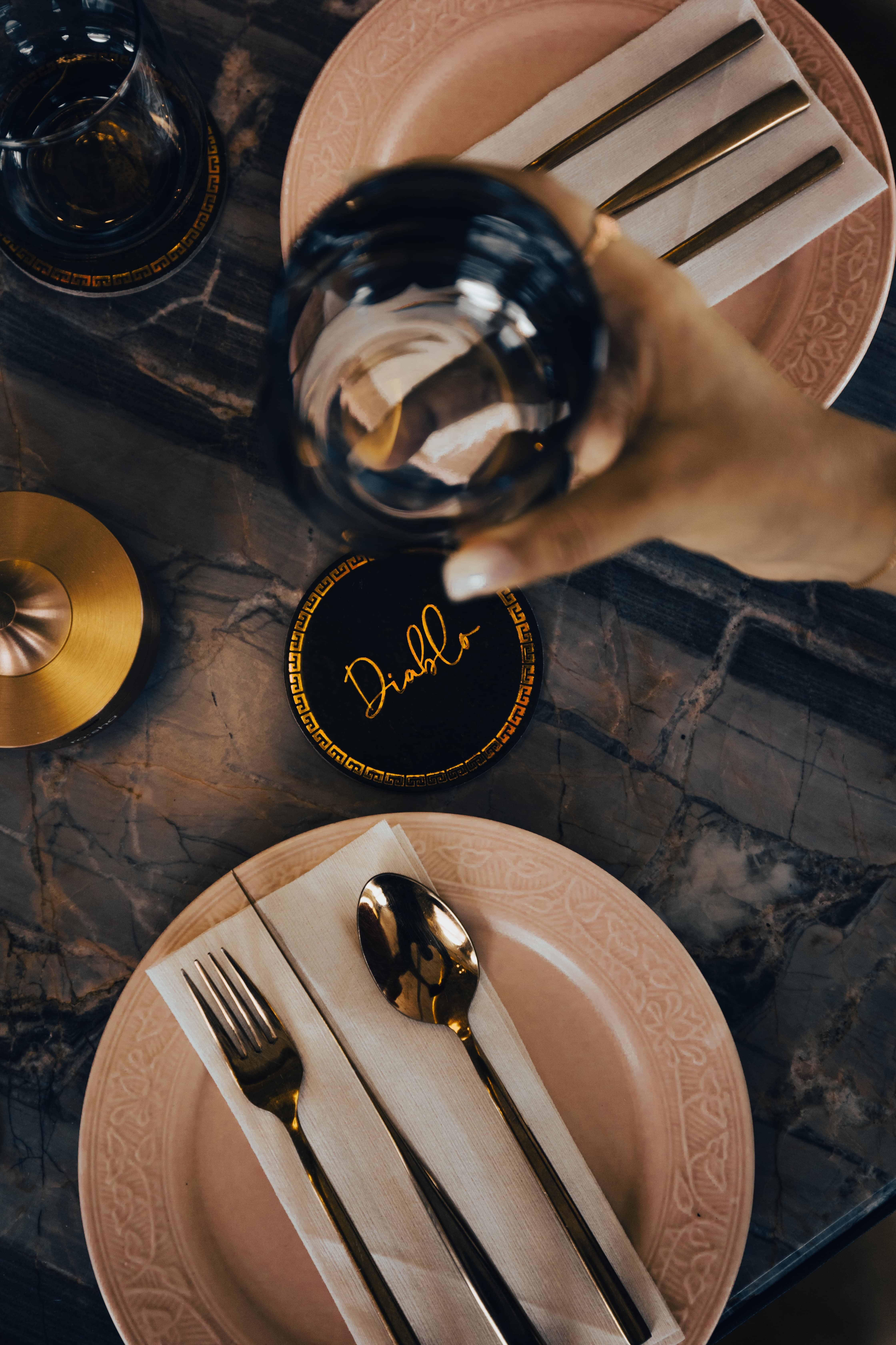 Menu of Diablo, Cyber Hub, Gurgaon