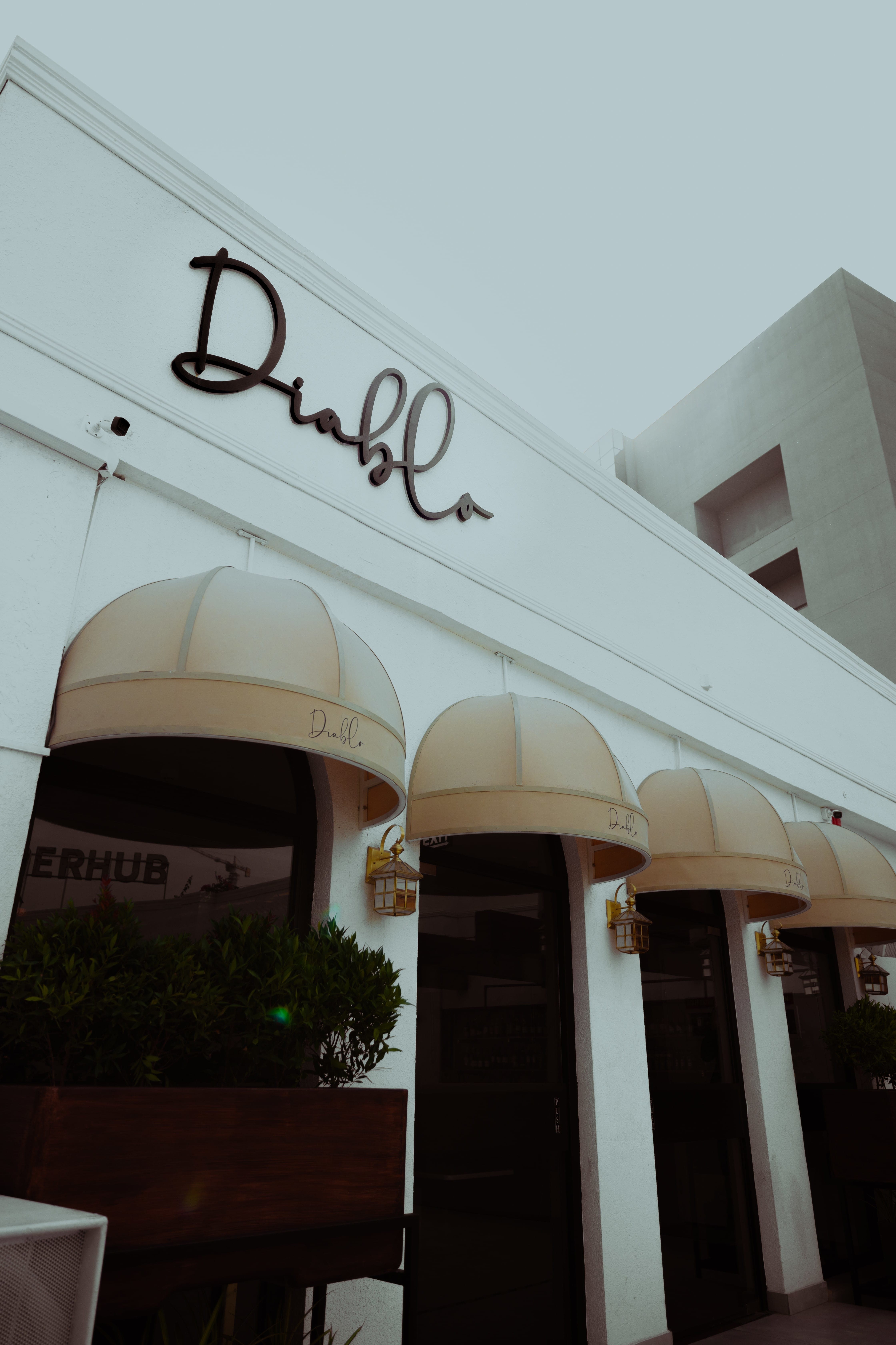 Menu of Diablo, Cyber Hub, Gurgaon