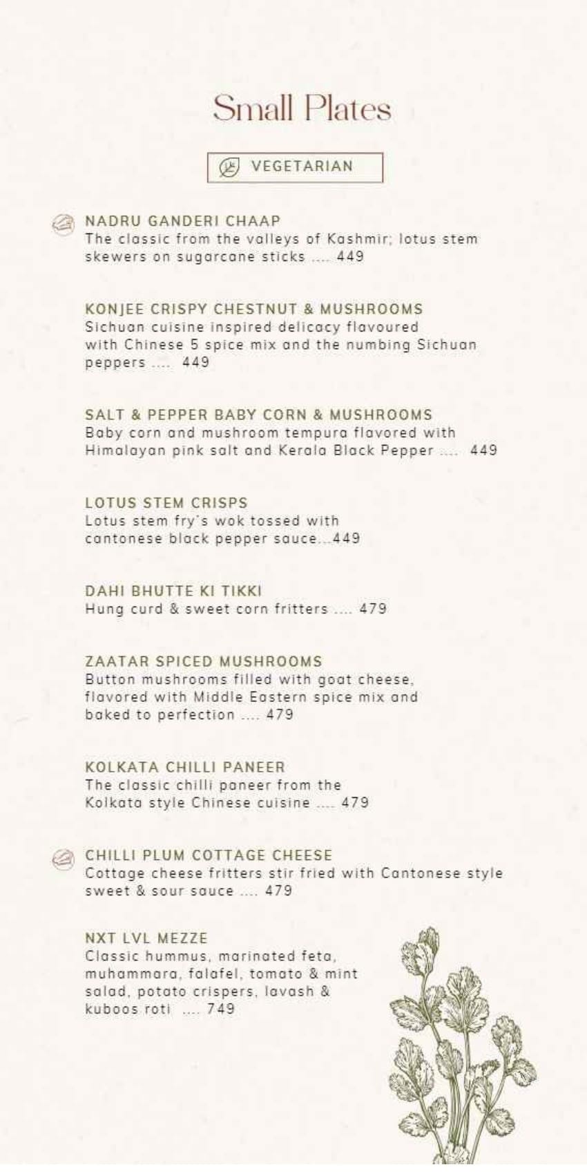 Menu of NXT-LVL, Chembur, Central Mumbai