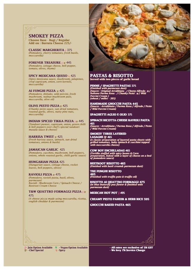 Menu of Thyme & Whisk, Electronic City Phase 1, South Bengaluru