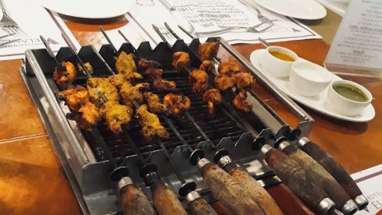 Menu of Global Barbeque, Hotel Vijay Elanza, Coimbatore