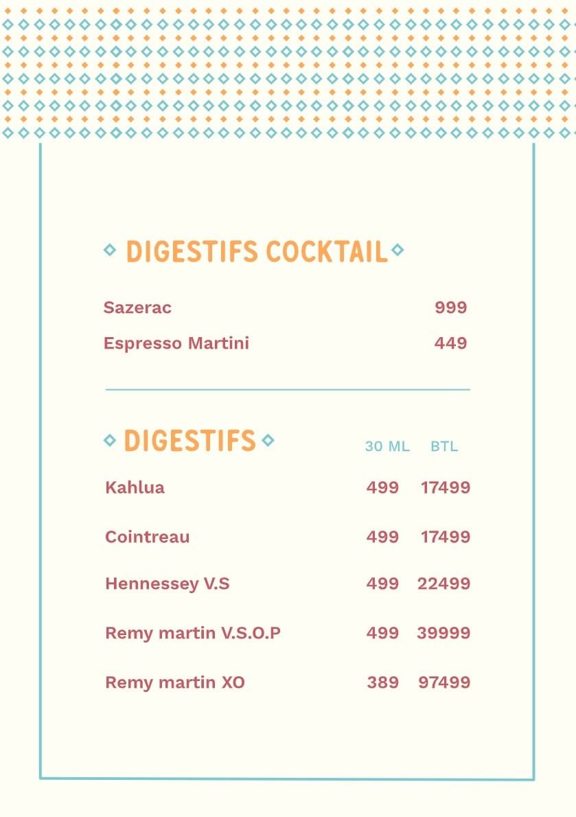 Menu of Ilili, Ramee Guestline Hotel, Mumbai