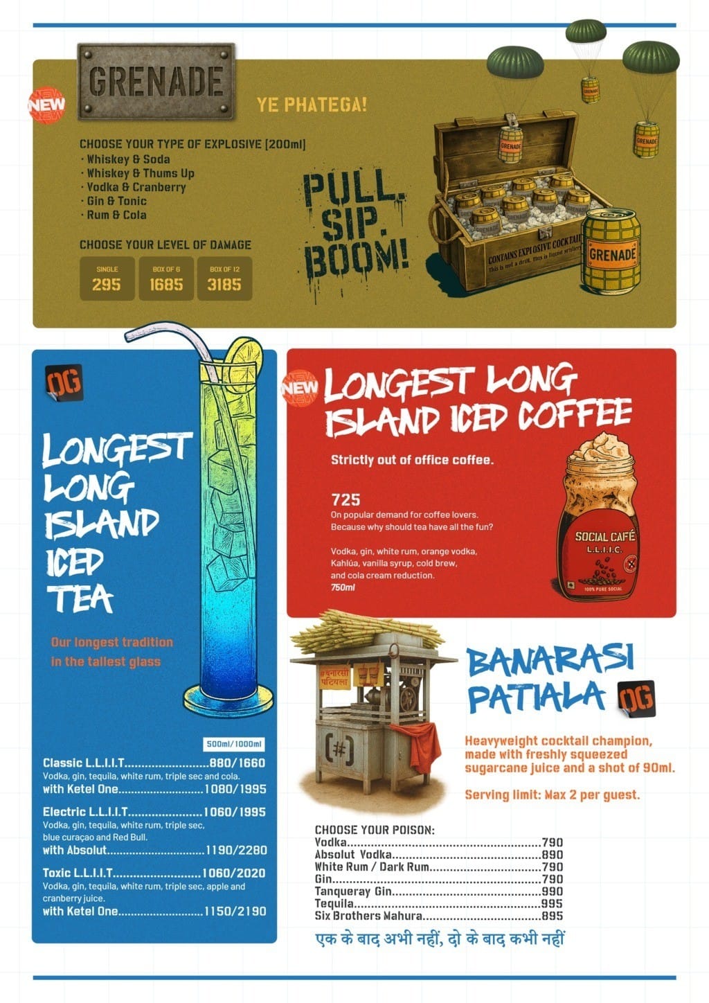 Menu of Bellandur Social, Bellandur, South Bengaluru