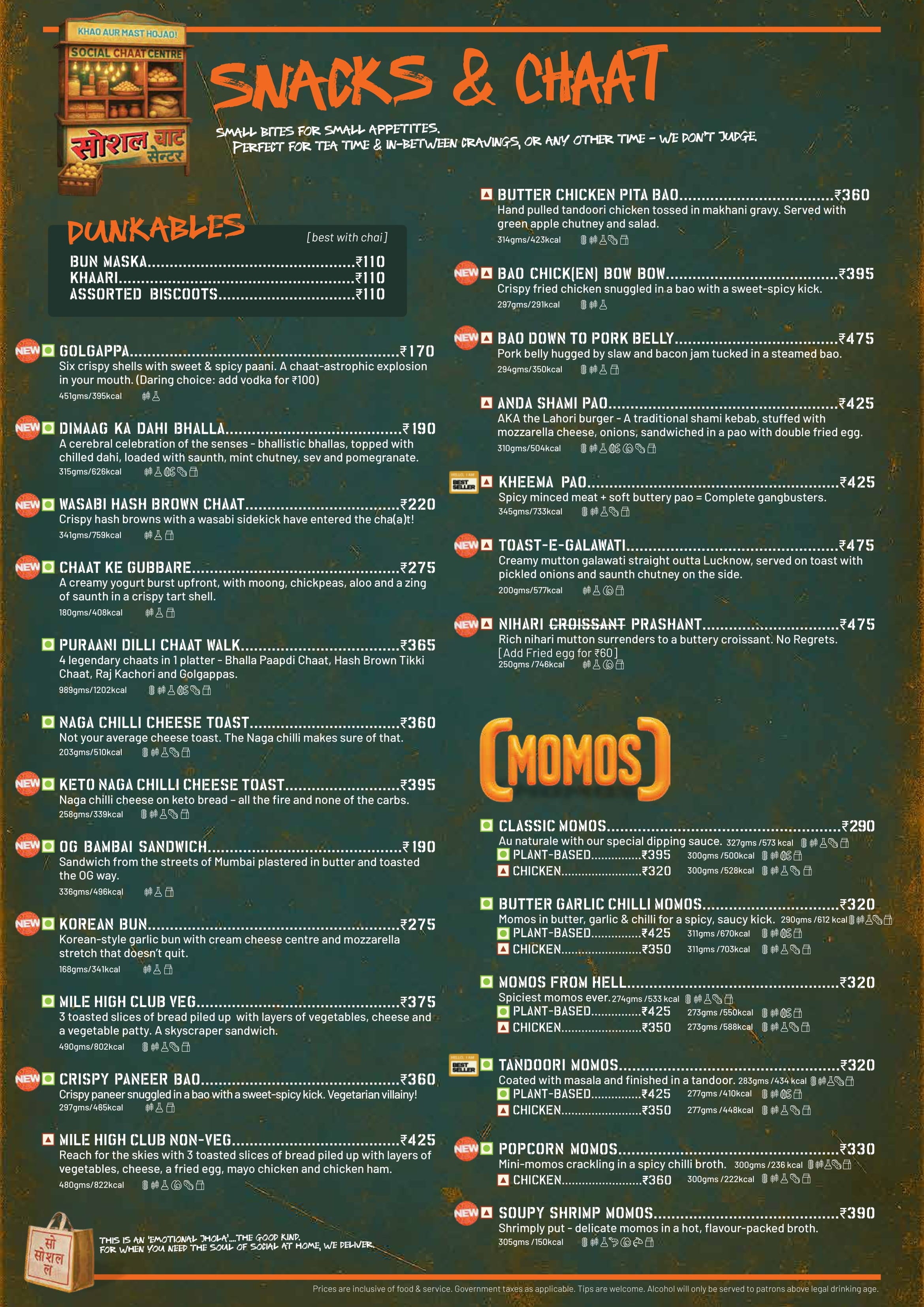 Menu of Bellandur Social, Bellandur, South Bengaluru